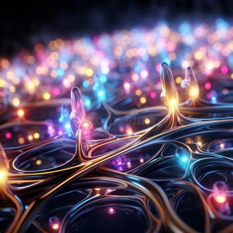 Neural Network Abstract Square Background Ai Generative Stock Illustration Illustration Of