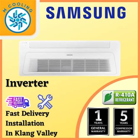 Installation Samsung Ceiling Cassette R410 Inverter Ac Tn1 1 Way