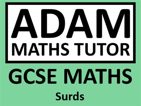 Gcse Surds Worksheets Exam Questions And Solutions Teaching Resources