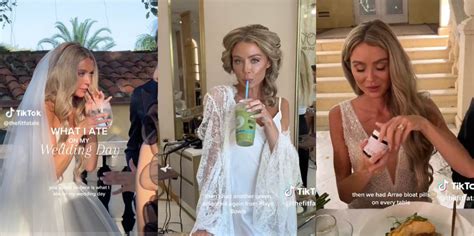 Bride Doubles Down On What I Ate On My Wedding Day Video YourTango