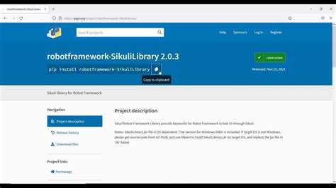 Sikuli Library Install In Robot Framework Youtube