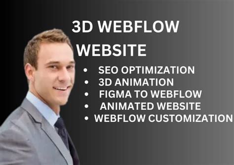 Design Interactive 3d Animated Webflow Website Threejs Gsap Figma To Webf By Johnblackweb Fiverr
