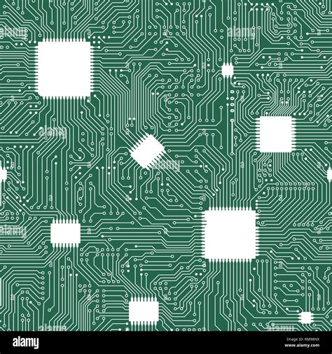 Eps Vector Motherboard Abstract Seamless Background Stock Vector Image And Art Alamy