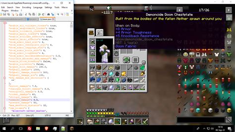 chestplate and leggings variables in config are swapped in game