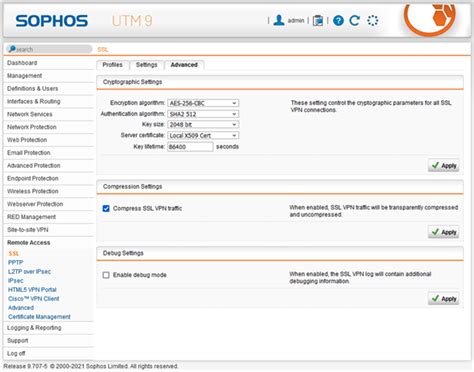 Slow Vpn Access Network Protection Firewall Nat Qos And Ips Utm Firewall Sophos