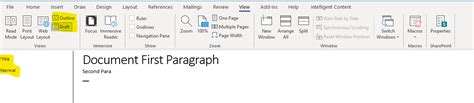 working on microsoft word content using vsto add in