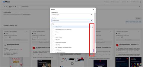 Python How To Scroll Inner Page Of Facebook Meta Ads Library Stack Overflow