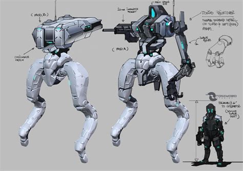 Mecha Concept 041414 Torso Varient Wip Tony Leonard On Artstation At