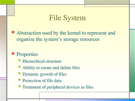 Unix File Systems Chap 4 In The Book “the Design Of The Unix Os” Ppt Download