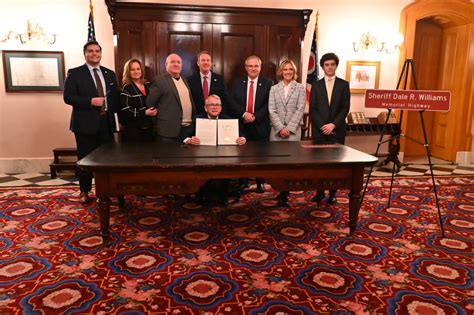 Governor Signs Blasdels Bill To Honor Late Public Servant Into Law Monica Robb Blasdel Ohio