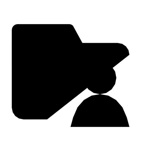 Folder User Vector Svg Icon Svg Repo