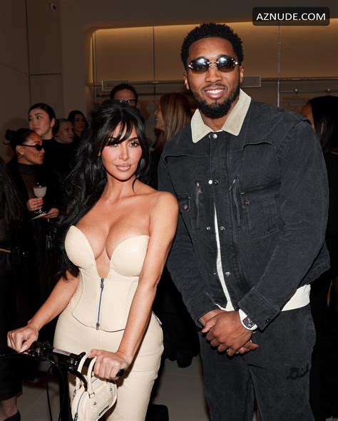 Kim Kardashian Sexy Shows Off Her Stunning Cleavage At Her Skims