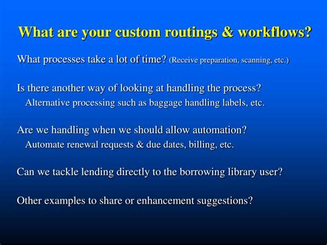 ppt customizing routing and other workflows powerpoint presentation
