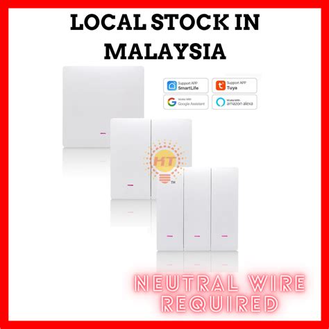 Smart Life Mechanical Wifi Smart Switch Neutral Version Shopee Malaysia