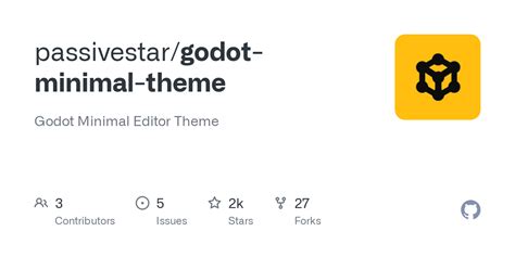 GitHub Passivestar Godot Minimal Theme Godot Minimal Editor Theme