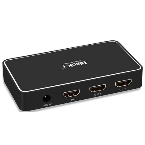 Black I Hdmi Splitter 1 Input 2 Output 1 4 Version 4k 30hz Bi Hd102