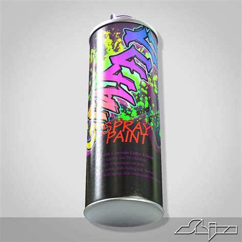 페인트 스프레이 캔 3d 모델 29 3ds Fbx Obj Max Free3d