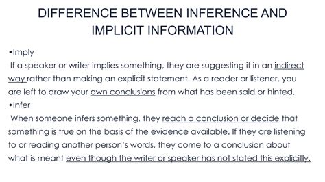 Implicit And Explicit Claims In A Text Pptx