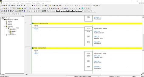 Omron Plc Math Instructions 400 410 420 430