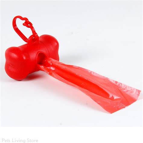 Badu Bg 1 бр Дозатор за торби с форма на кост Еднократна употреба Държач за торби за отпадъци