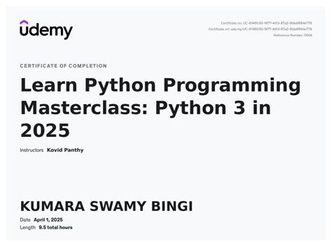 Pythonprogramming Masterclass Certificate Newskills Careergrowth