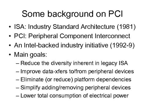 Device Discovery An Introduction To The Pci Configuration