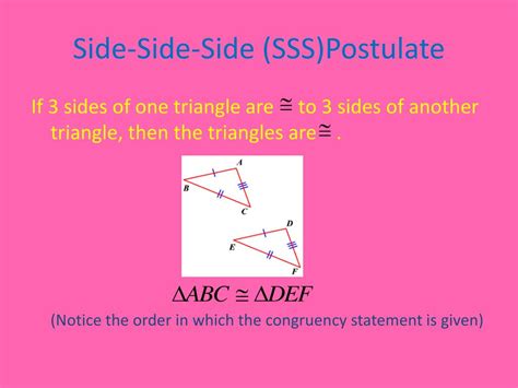 PPT 4 2 Triangle Congruency By SSS And SAS PowerPoint Presentation Free Download ID 2429735