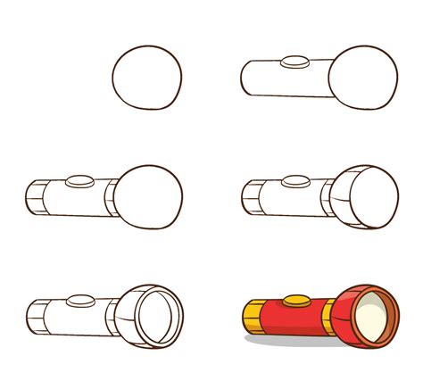 12 Easy And Simple Flashlight Drawing Ideas Drawing Photos
