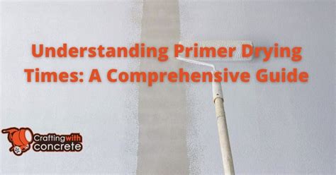 Primer Drying Time Explained Quick Guide For Diy Projects