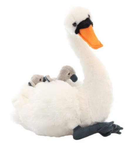 Plyšová Labuť S Mláďaty 30 Cm Plyšové Hračky TvplyŠÁci Cz