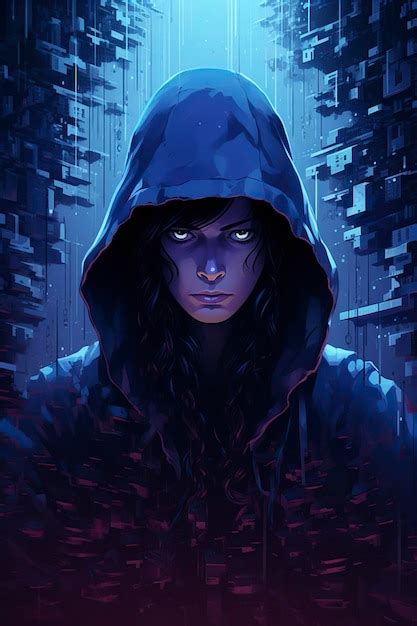 Premium Photo Hacker Accessing A Computer System Located On The Communications Network