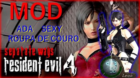 MOD ADA ROUPA DE COURO SEXY RESIDENT EVIL 4 UHD YouTube