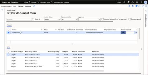 Functional Process Of Summarized Invoices ExFlow Documentation Platform