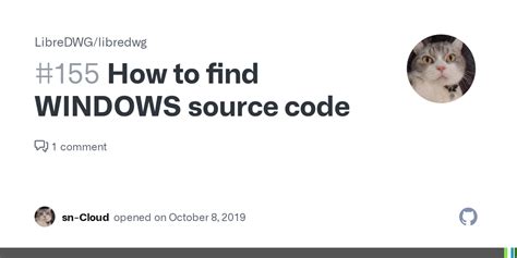 how to find windows source code · issue 155 · libredwg libredwg · github