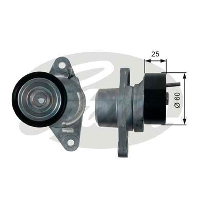 Aux Belt Tensioner T39163 Gates Drive V-Ribbed 8200933753 1192500Q1A ...