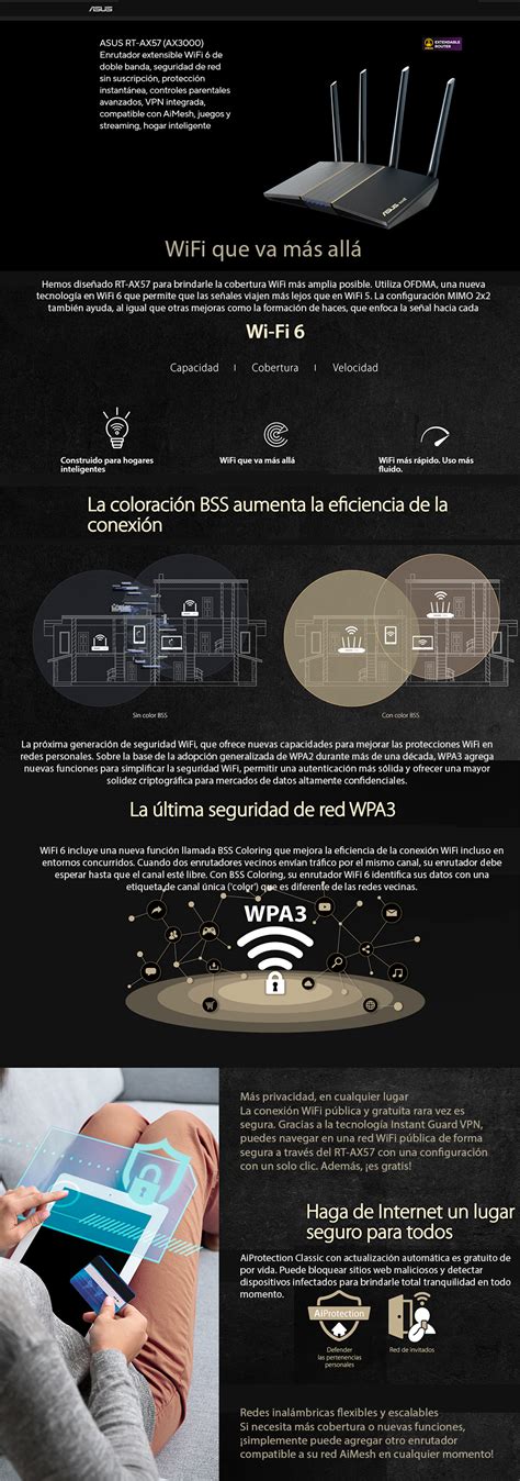 Asus Router Wifi Ax Rt Ax Con Ai Mesh Pc Factory