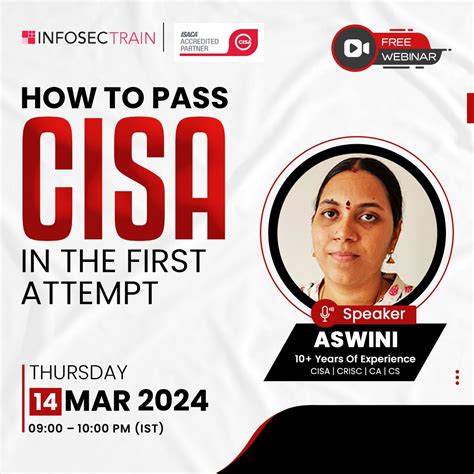 Join Aswini Live Qanda Session On Cisa Infosec Train Posted On The Topic Linkedin