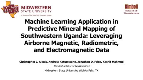 Pdf Machine Learning Application In Predictive Mineral Mapping Of Southwestern Uganda
