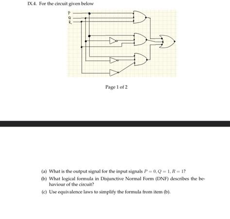 Solved Ix4 For The Circuit Given Below Page 1 Of 2 A