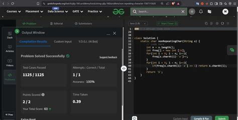 Gfg160 Geekstreak2025 Dsa Java Stringproblems Cleancode Monish Mondal