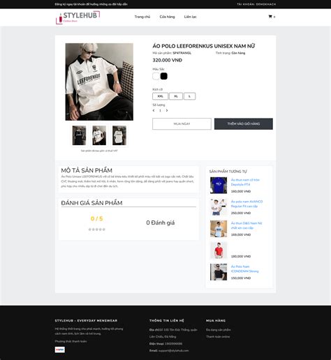 Full Source Code Website Bán Hàng Thời Trang Nam Aspnet Mvc Web Api Tích Hợp Vnpay Thanh