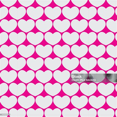 Valentine And Heart Seamless Pattern Backgroundheart Pattern Vector Art