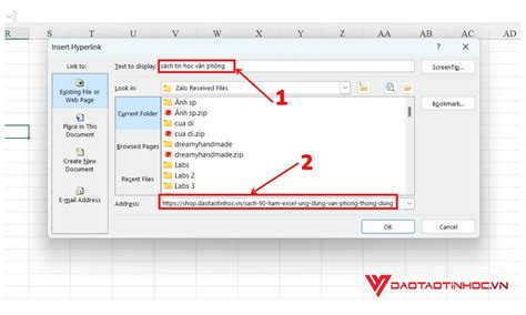 Cách Sử Dụng Hyperlink Trong Excel Chi Tiết Hiệu Quả
