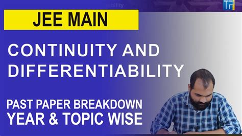 Breaking Down JEE Main Mathematics Continuity And Differentiability YouTube