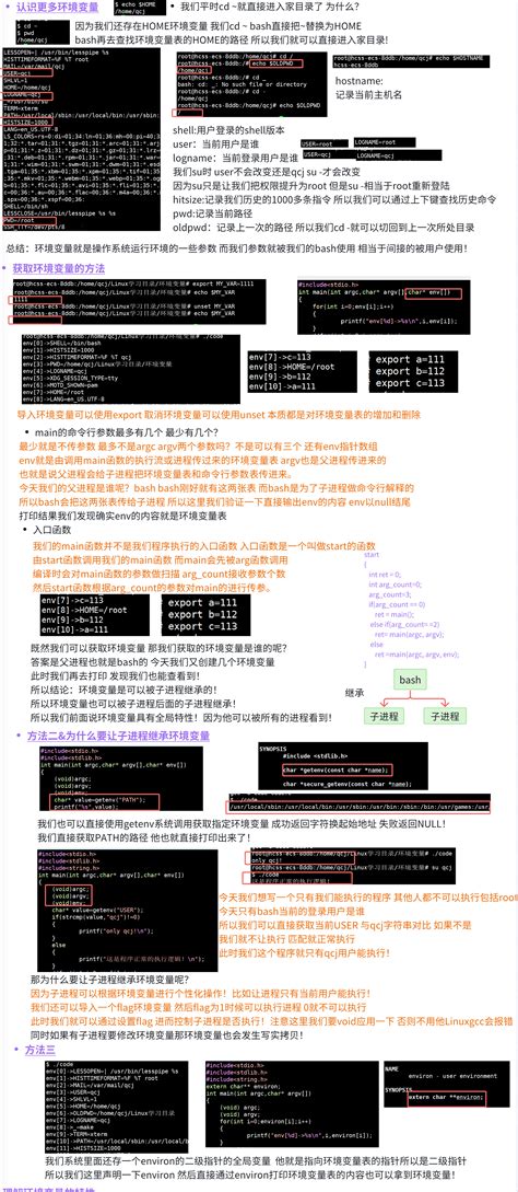 【linux学习笔记】linux的环境变量和命令行参数 csdn博客