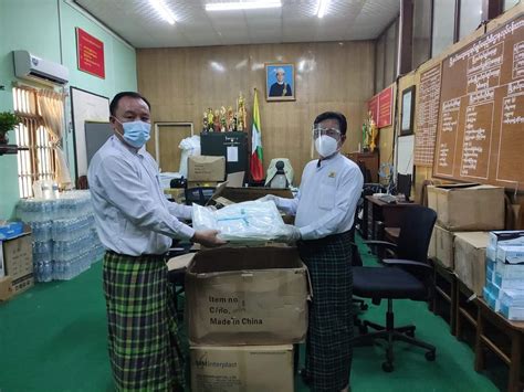 လှိုင်မြို့နယ် ကိုဗစ် ၁၉ ထိန်းချုပ်ရေးနှင့် အရေးပေါ်တုံ့ပြန်ရေးကော်မတီသို့ Y Friend ကုမ္ပဏီမ