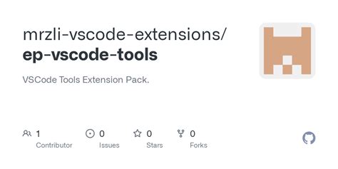 Github Mrzli Vscode Extensions Ep Vscode Tools Vscode Tools Extension Pack