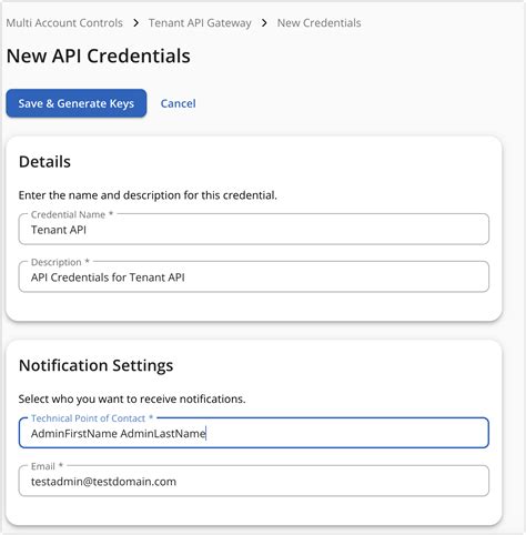 Tenant Api Gateway Managing Api Credentials Mimecast