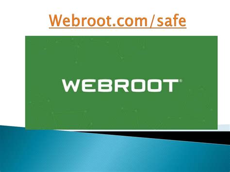 PPT Webroot Com Safe PowerPoint Presentation Free Download ID