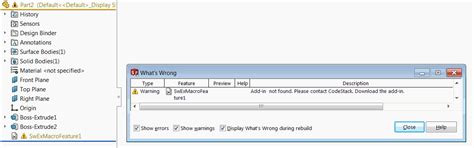 Overview Of SwEx MacroFeature Framework For SOLIDWORKS Add Ins